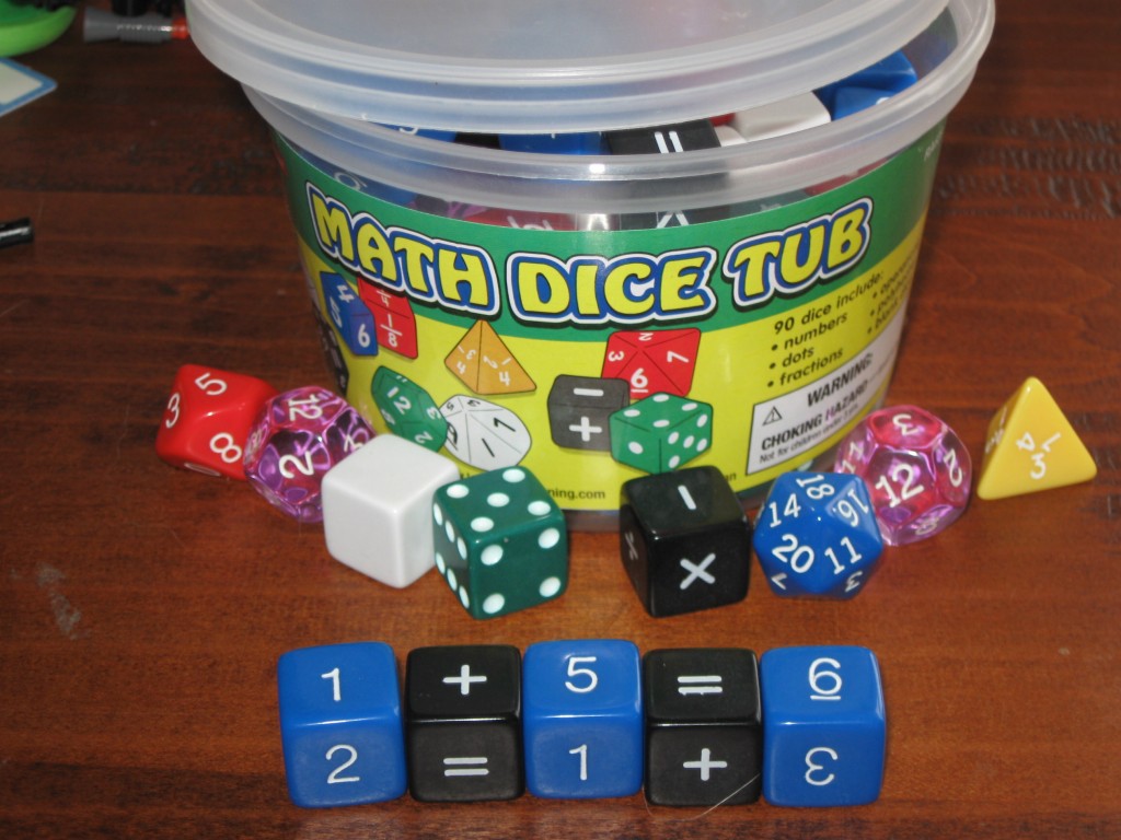 Lakeshore Learning Math Dice Tub Review and Giveaway- ends 7/28 - Mom ...