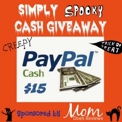 It's a $15 Simply Spooky Cash Giveaway! WW 10/19 - Mom Does Reviews