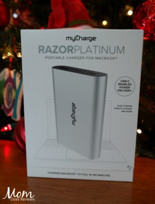 myCharge RazorPlatinum Portable Charger #Review #myCharge - Mom Does ...