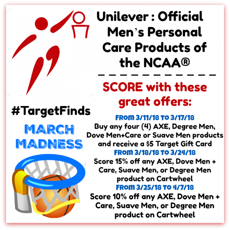 Score with Unilever Products during March Madness at Target # ...