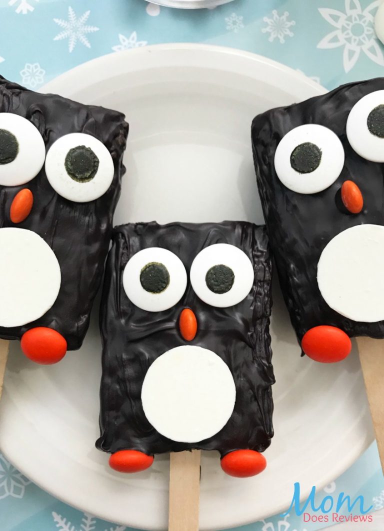 Penguin Rice Krispie Treats - Mom Does Reviews