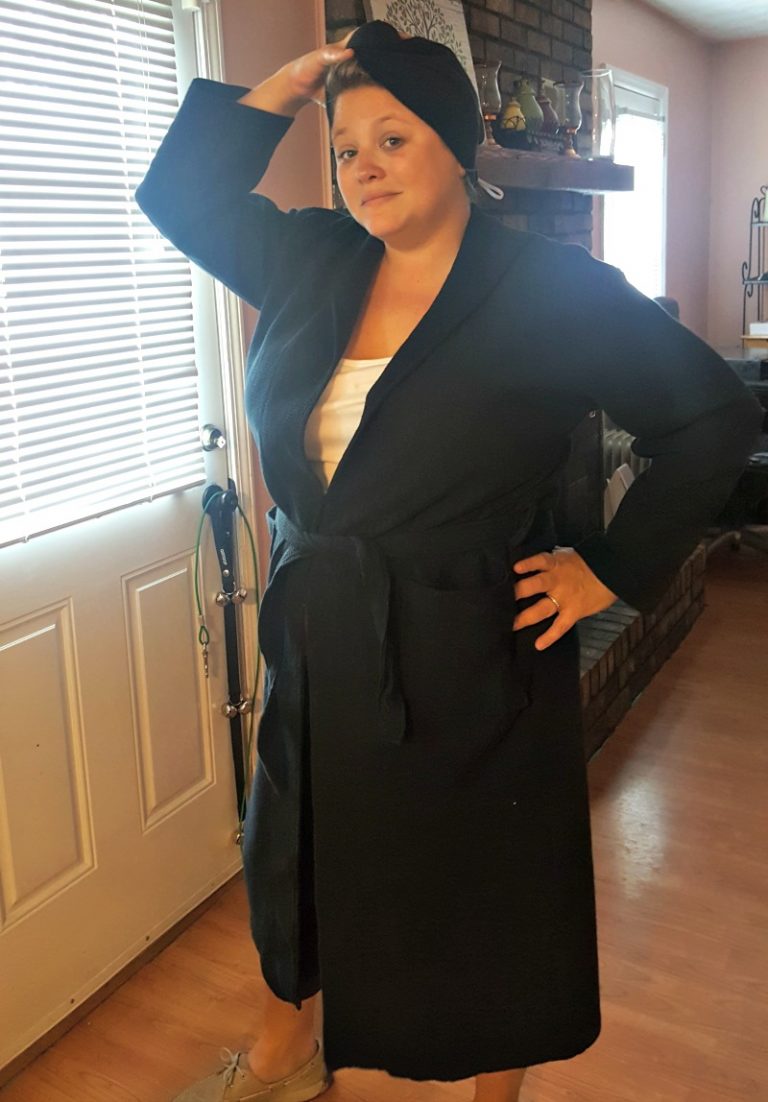 Pamper Yourself with a Hair Turban Robe #Sweet2019 - Mom Does Reviews
