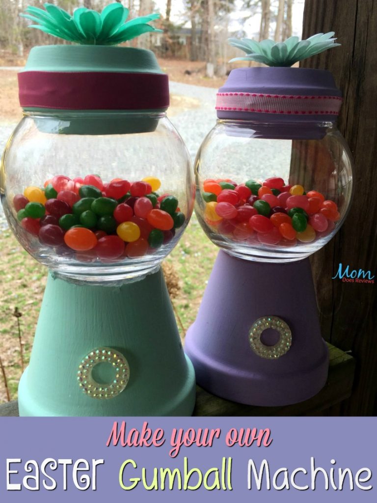 Make Your Own Easter Gumball Machine #SpringfunonMDR - Mom Does Reviews