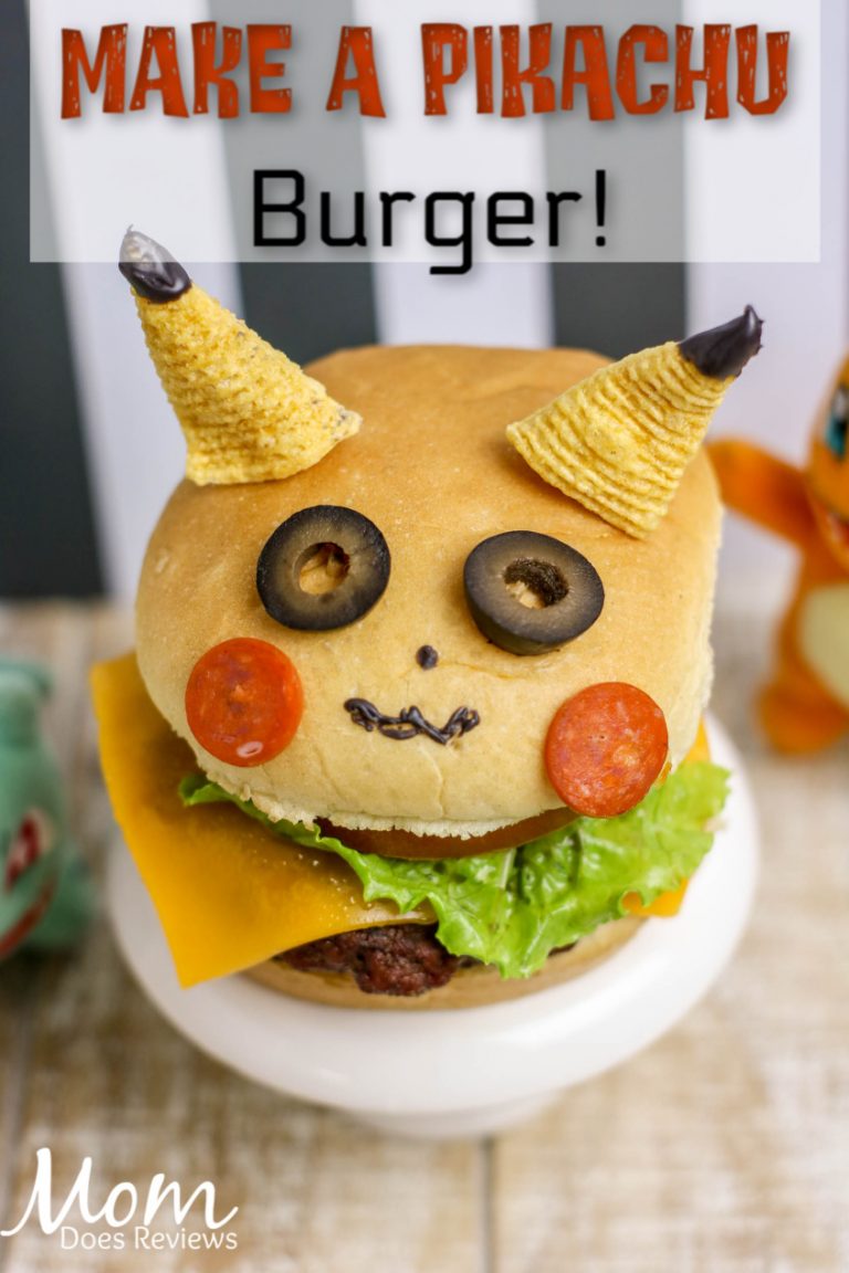 Pikachu Burger- Perfect for Pokemon Fans! #DetectivePikachu - Mom Does ...
