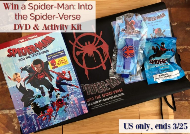 Spider-Man: Into the Spider-Verse DVD and Activity Kit #Giveaway! # ...