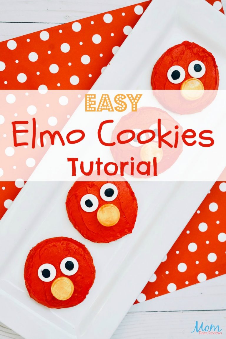 Easy Elmo Cookies Tutorial - Mom Does Reviews