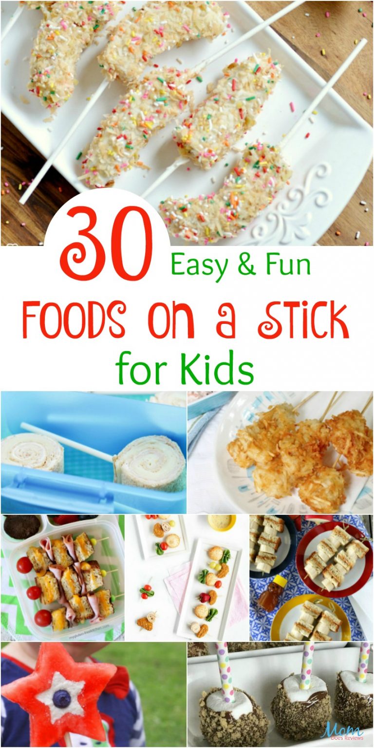 30 Easy & Fun Foods on a Stick for Kids - Mom Does Reviews