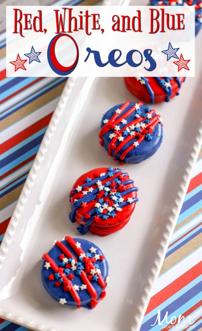 Red, White and Blue Oreo Cookies For Festive Fun! - Mom Does Reviews