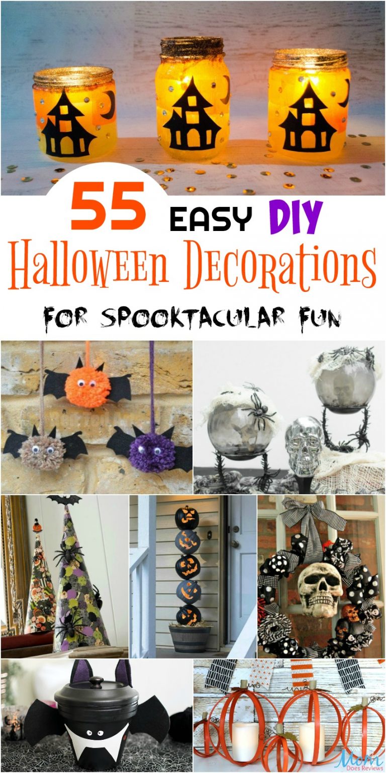 55 Easy DIY Halloween Decorations for Spooktacular Fun - Mom Does Reviews