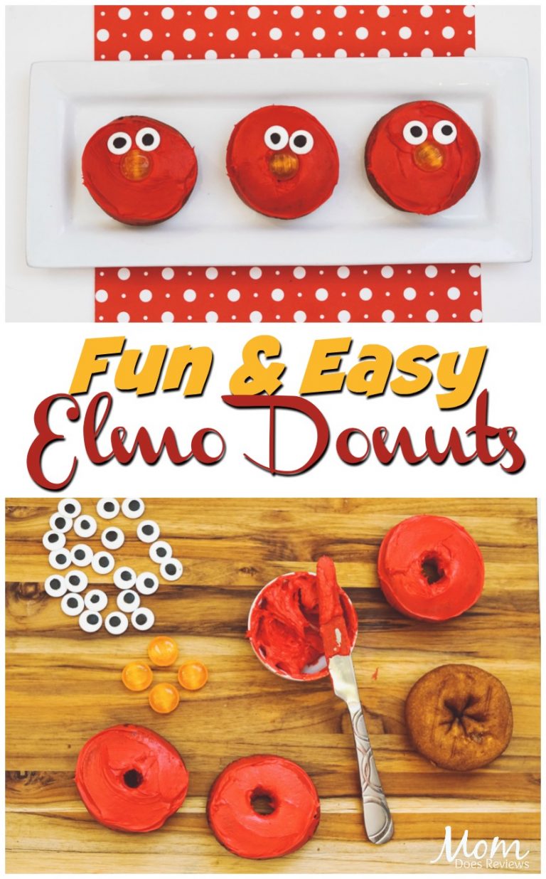 Make Your Own Elmo Donuts! - Mom Does Reviews