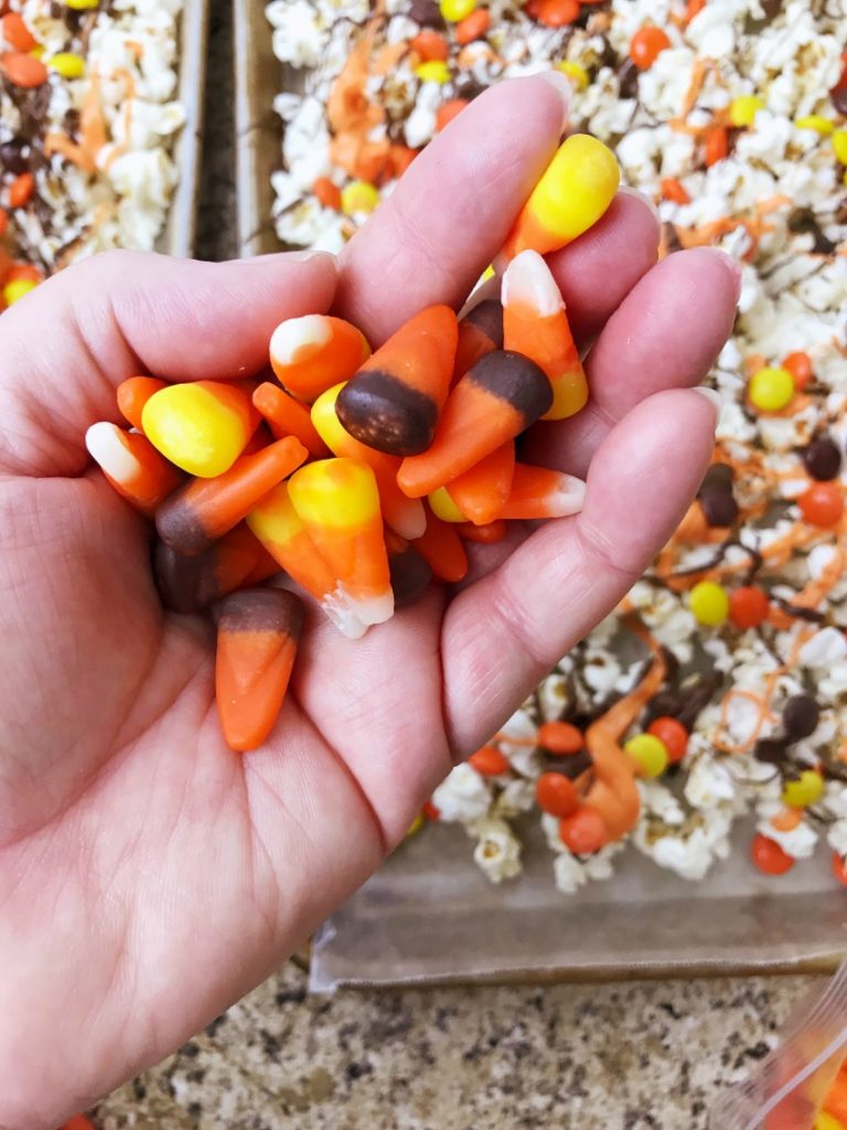 Spooky Halloween Popcorn Gloves - Mom Does Reviews