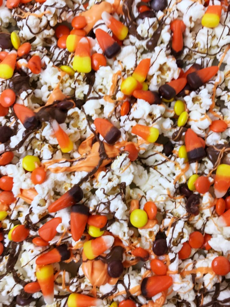 Spooky Halloween Popcorn Gloves - Mom Does Reviews