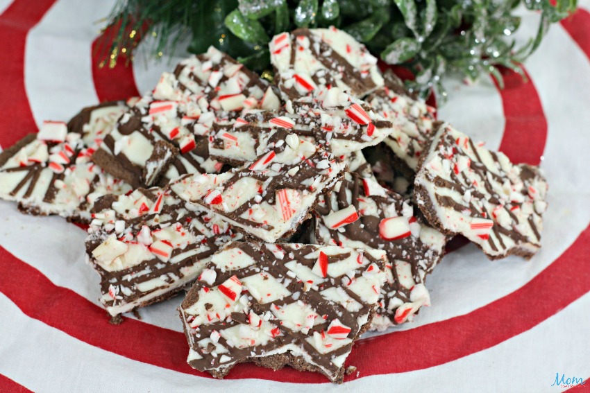 Peppermint Brownie Bark Recipe - Mom Does Reviews