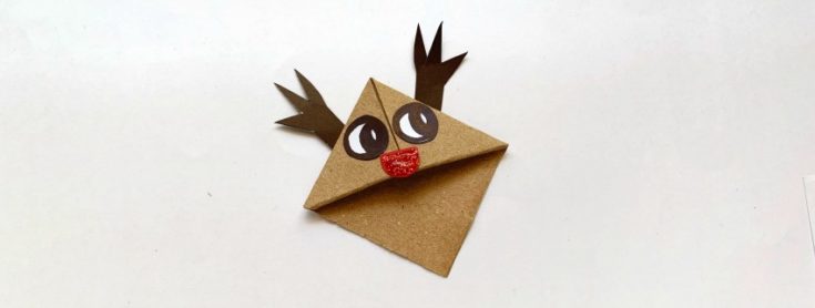 Reindeer Corner Bookmark Craft for Kids - Mom Does Reviews