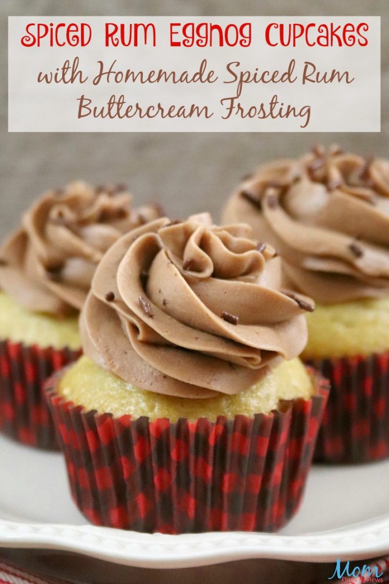 Spiced Rum Eggnog Cupcakes with Homemade Spiced Rum Buttercream ...