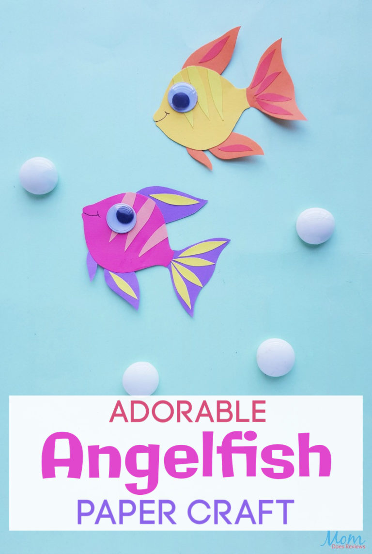Adorable Angelfish Paper Craft for Kids - Mom Does Reviews
