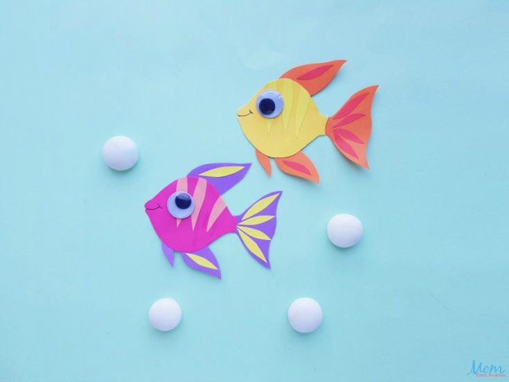 Adorable Angelfish Paper Craft for Kids - Mom Does Reviews