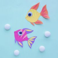 Adorable Angelfish Paper Craft for Kids - Mom Does Reviews