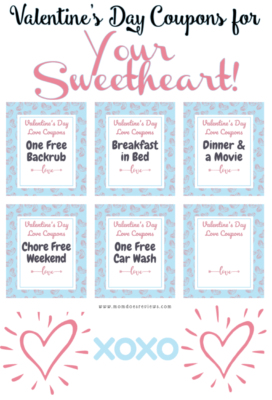 Printable Valentine's Day Coupons for your Sweetheart! - Mom Does Reviews