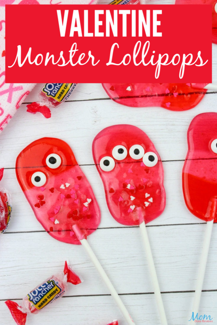 Valentine Monster Lollipops Recipe & Tutorial - Mom Does Reviews