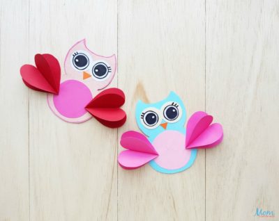 Adorable Valentine’s Day Owl Craft for Kids - Mom Does Reviews