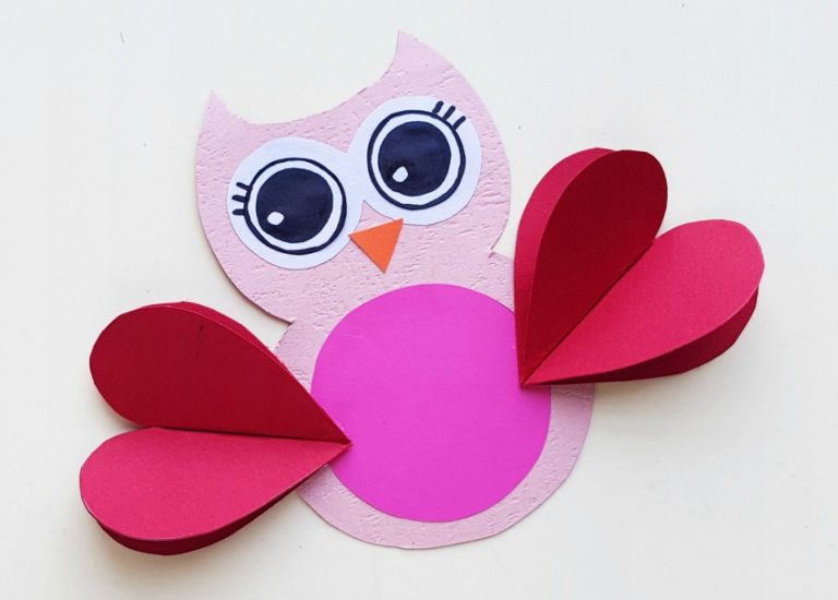 Adorable Valentine’s Day Owl Craft for Kids - Mom Does Reviews