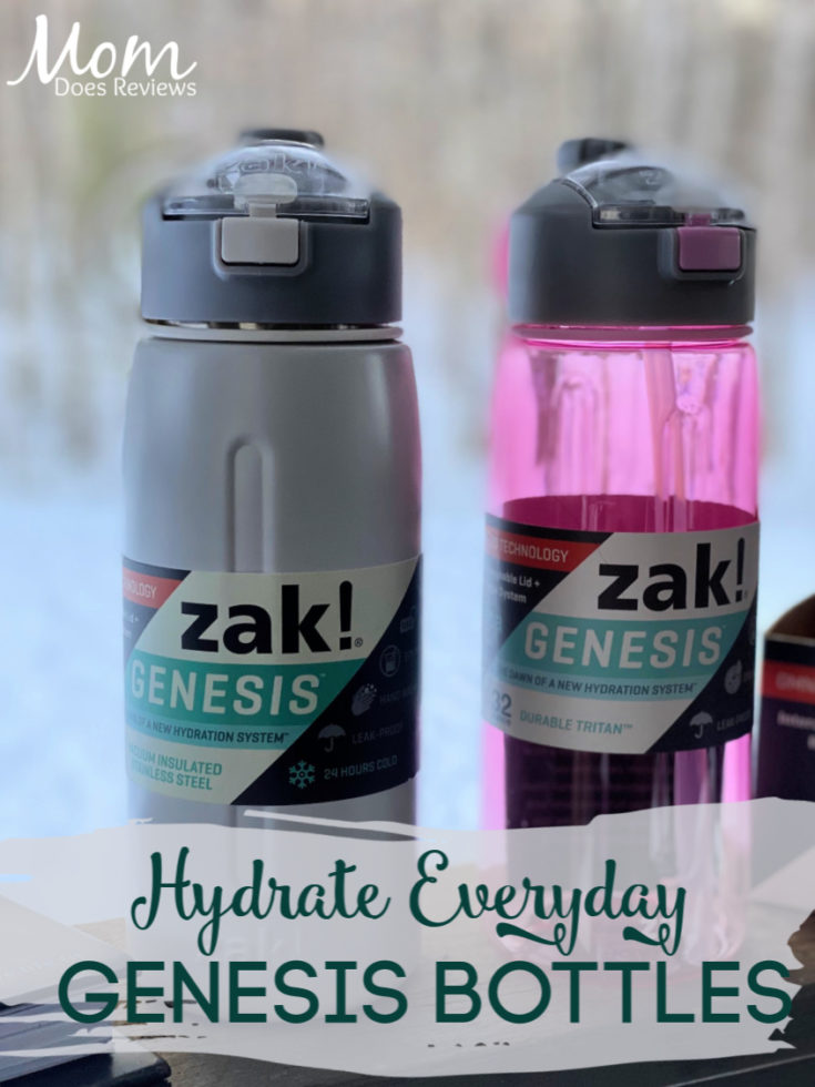 Hydrate Everyday with Genesis Bottles from Zak Designs #Sweet2020 - Mom ...