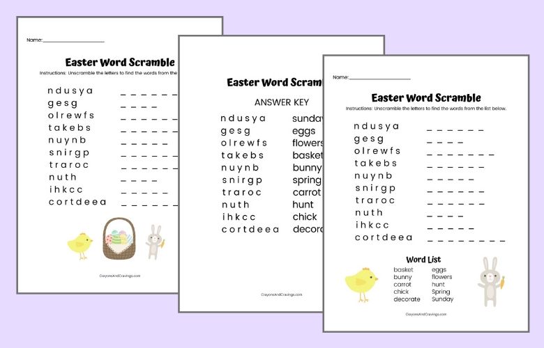 50 Fun Easter Printables the Kids are Sure to Want - Mom Does Reviews