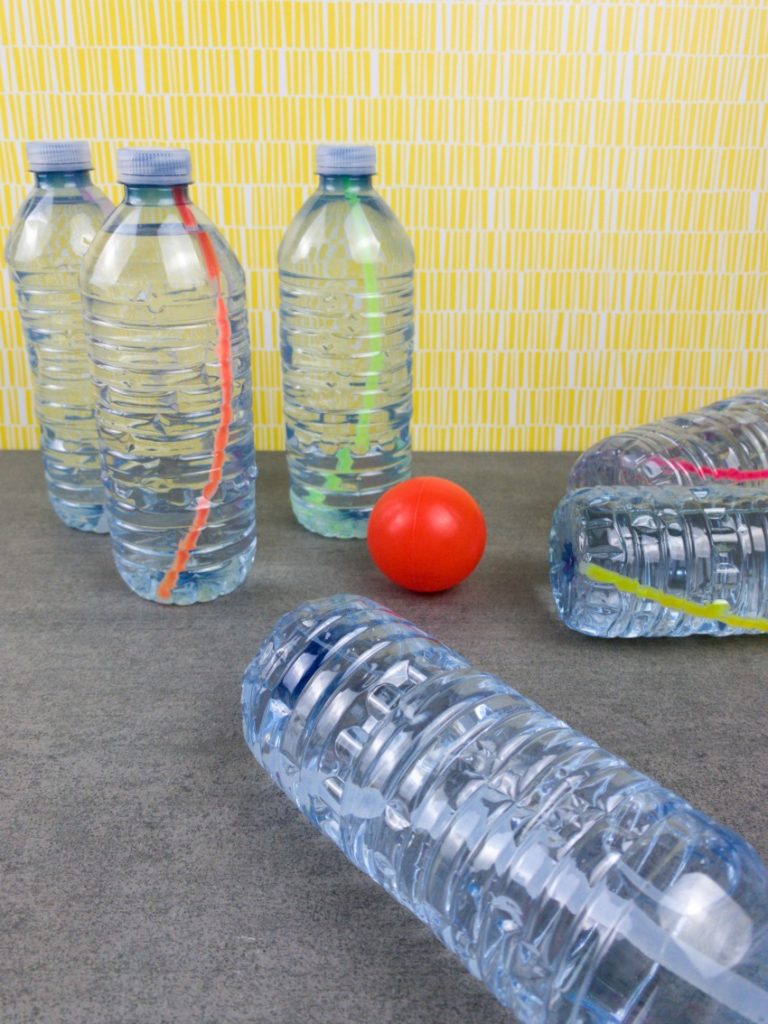 DIY Glow in the Dark Bowling Game #TogetheratHome - Mom Does Reviews