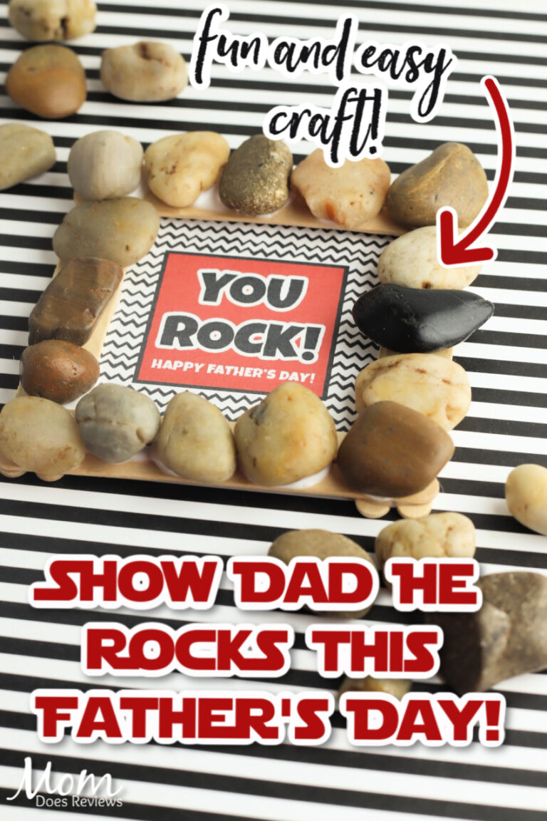 Make Your Own "You Rock" Father's Day Frame - Mom Does Reviews