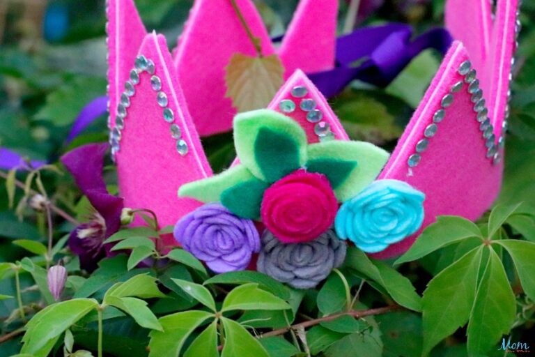 Super Cute & Easy Felt Fairy Crown Craft - Mom Does Reviews