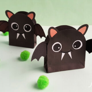 Easy DIY Bat Treat Bags for Halloween! - Mom Does Reviews