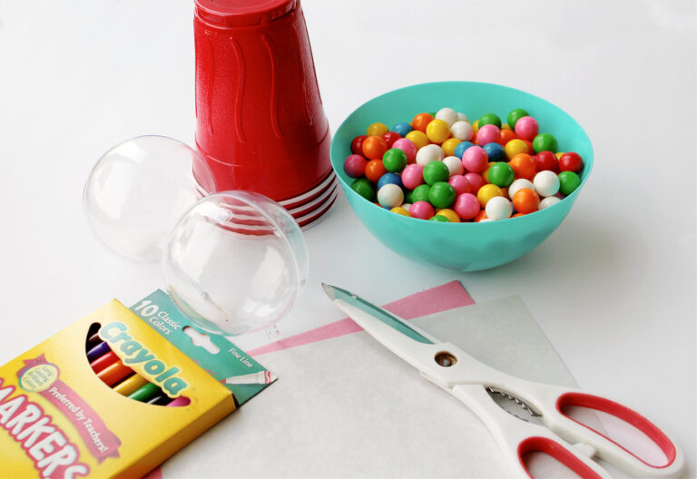 DIY Mini Gumball Machine- Perfect for Valentine's Day! - Mom Does Reviews
