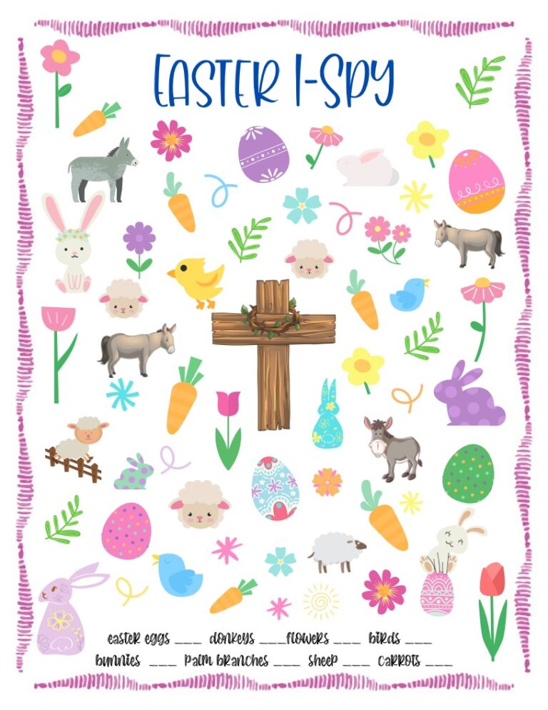 Easter Activity Bundle- Free #Printables! - Mom Does Reviews