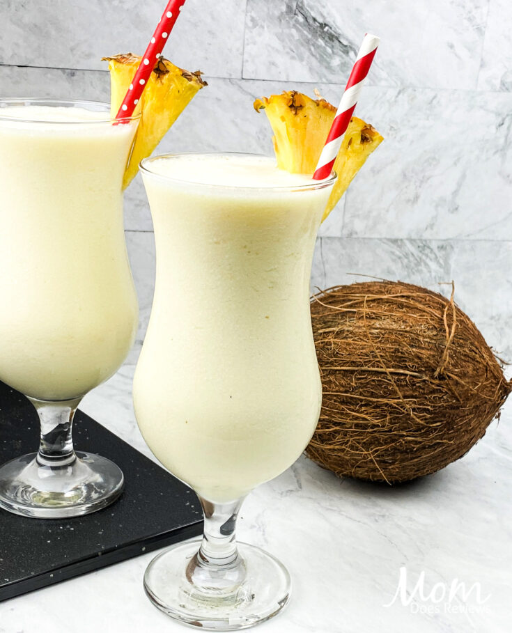 Frozen Pina Colada Mocktail - Mom Does Reviews