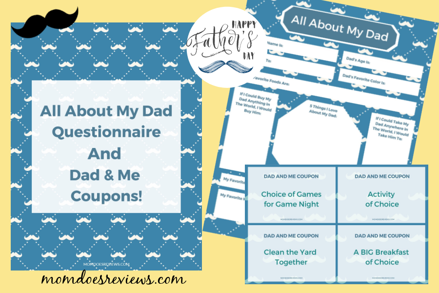Father's Day Printables and Crafts- All about Dad and Coupons! # ...