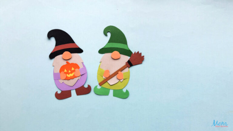 Halloween Gnome Paper Craft for Kids - Mom Does Reviews