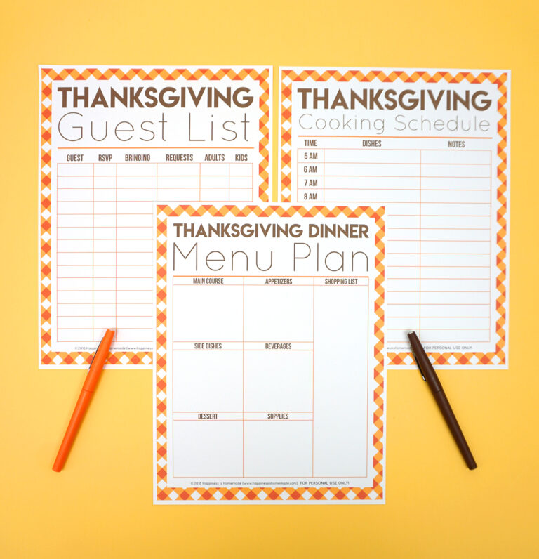 30+ Thanksgiving Printables You Will Want For Turkey Day - Mom Does Reviews