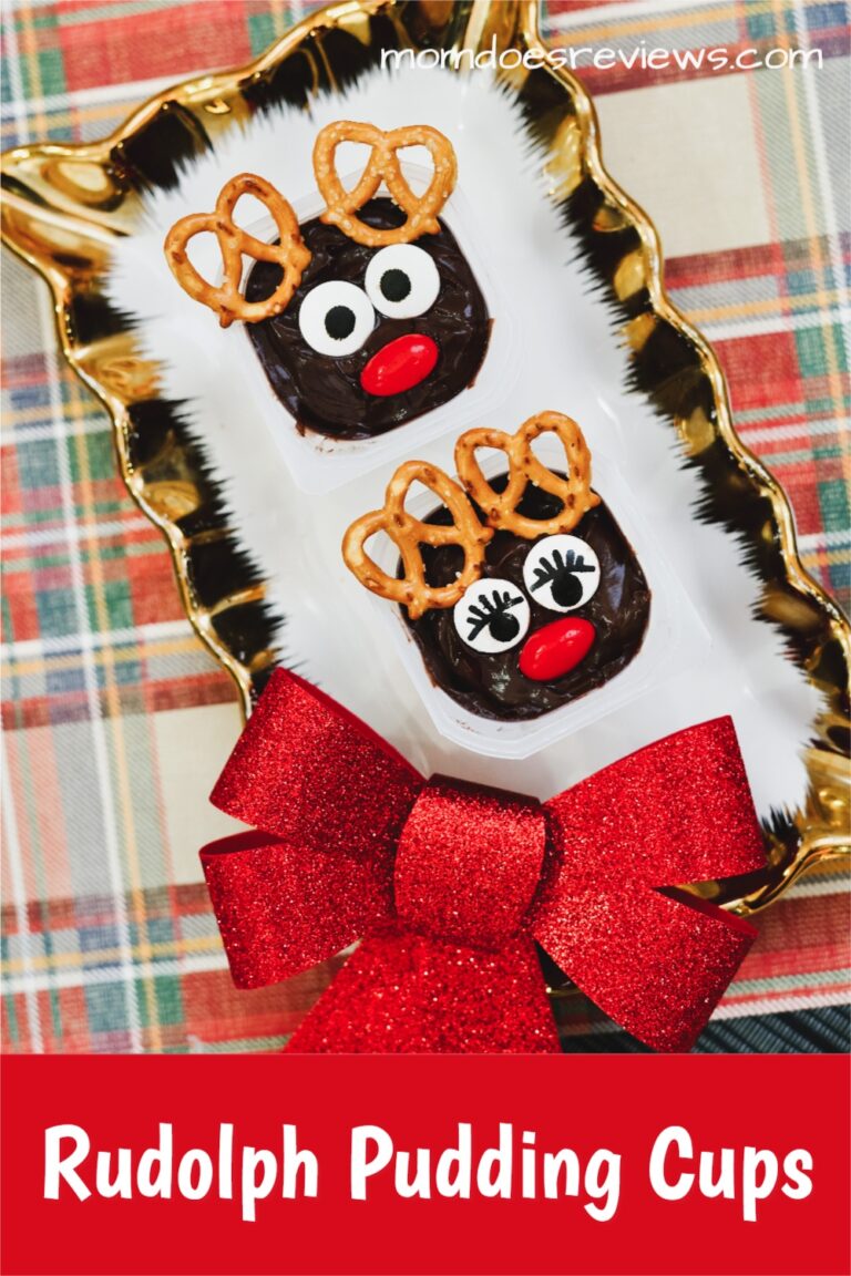 How to Make Rudolph Pudding Cups - Mom Does Reviews