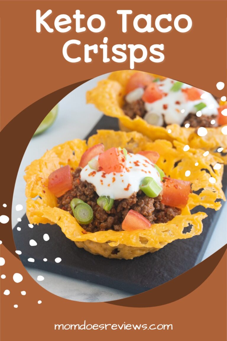 Keto Taco Crisps Appetizer - Mom Does Reviews