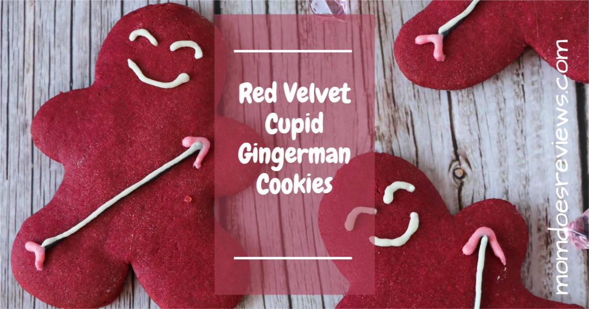 Red Velvet Cupid Gingerman Cookies for Valentine's Day! - Mom Does Reviews