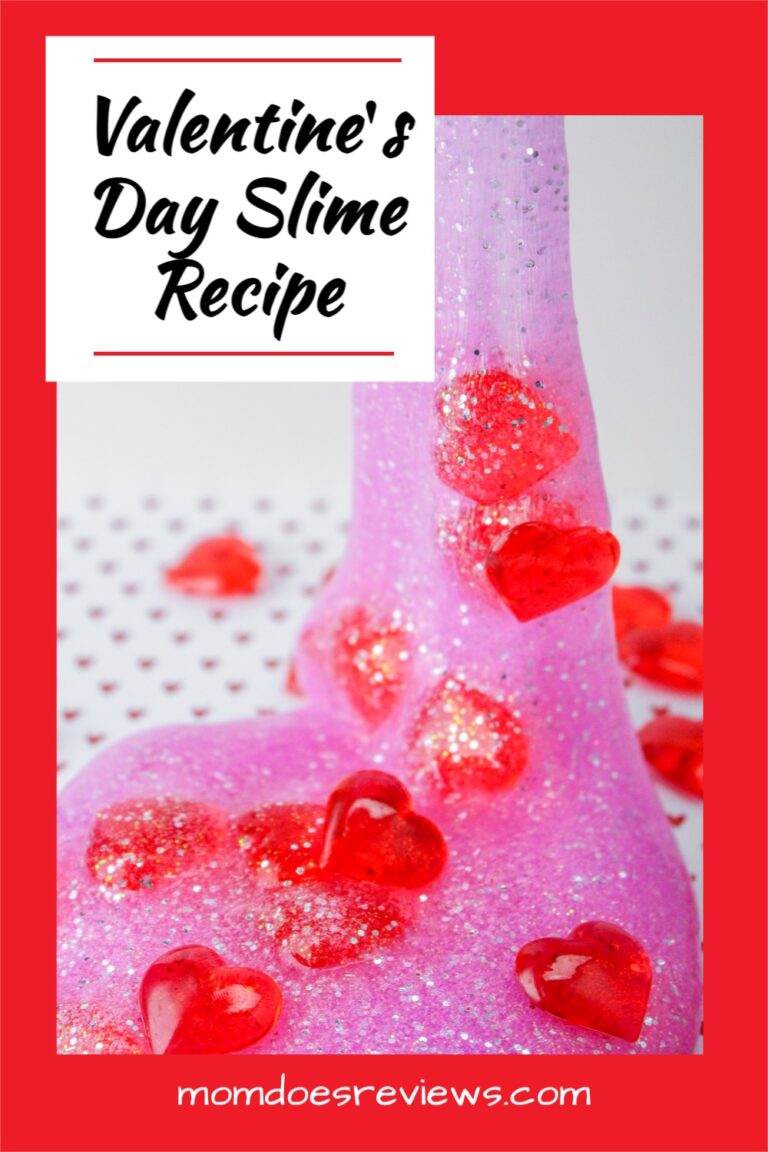 Easy Valentine's Day Slime Recipe - Mom Does Reviews