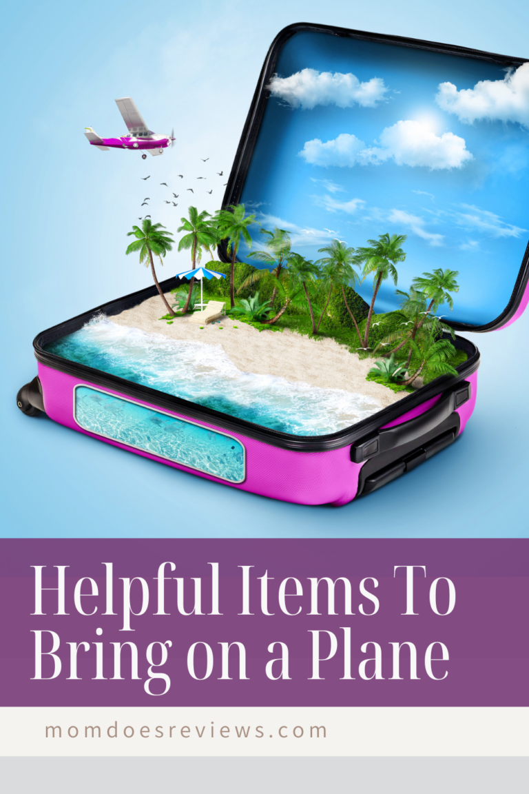 Items To Bring on a Plane and the Best Way To Do It - Mom Does Reviews