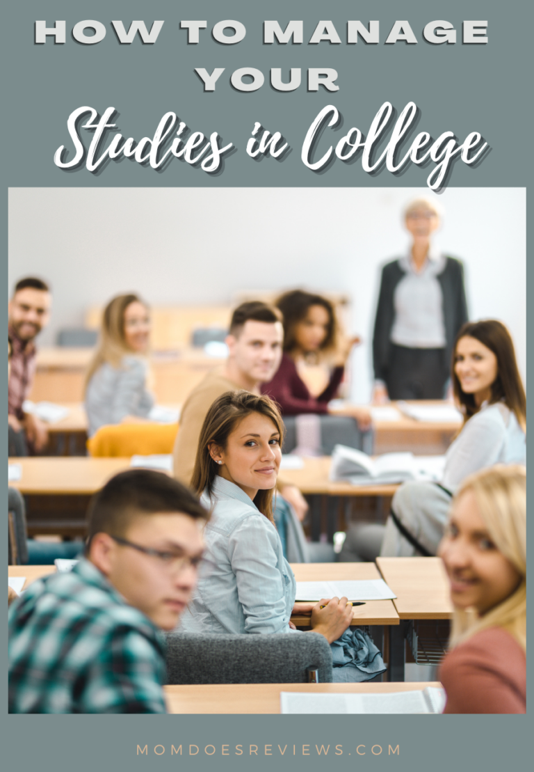 How to Manage Your Studies in College With Other Activities - Mom Does ...