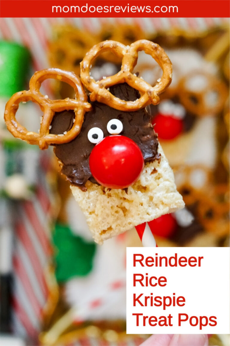 Make Reindeer Rice Krispie Treat Pops - Mom Does Reviews