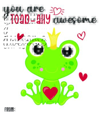 Fun Frog Valentine's Cards #printables - Mom Does Reviews