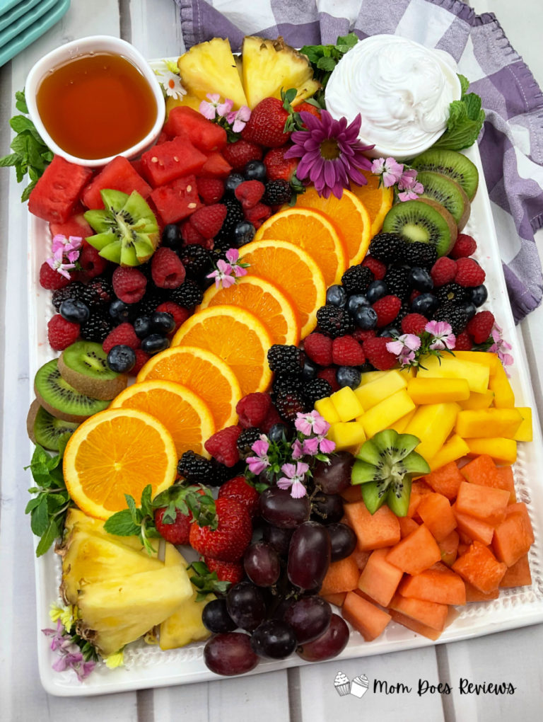 Spring Fruit Charcuterie Board Tutorial - Mom Does Reviews