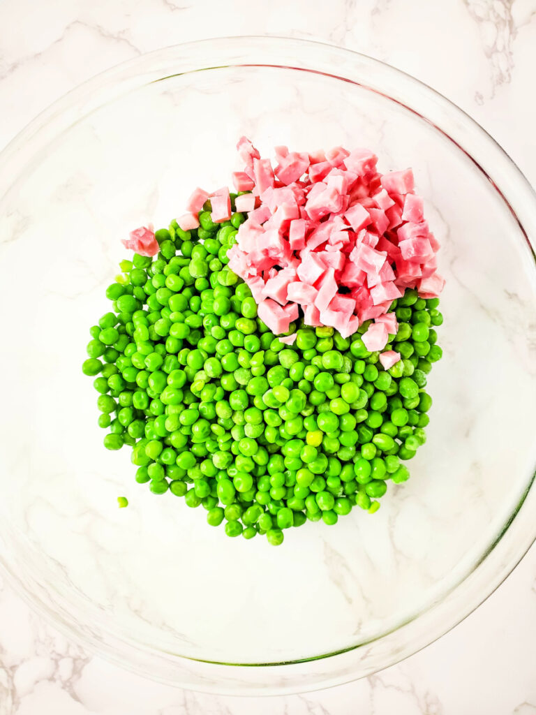 5-Ingredient Ham and Pea Summer Salad - Mom Does Reviews
