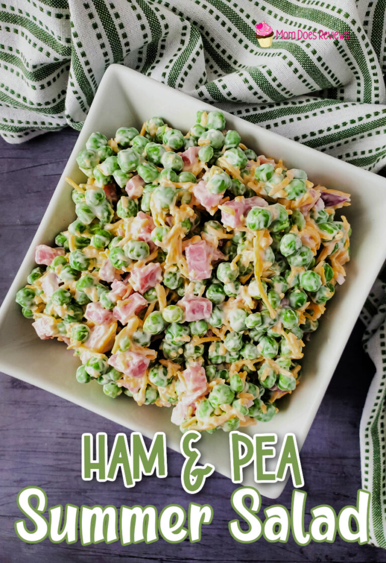 5-Ingredient Ham and Pea Summer Salad - Mom Does Reviews