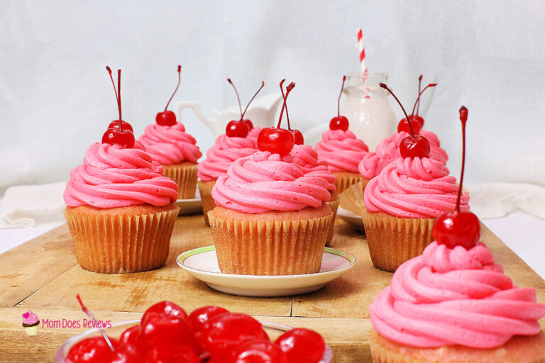 Cherry Cupcakes - Mom Does Reviews